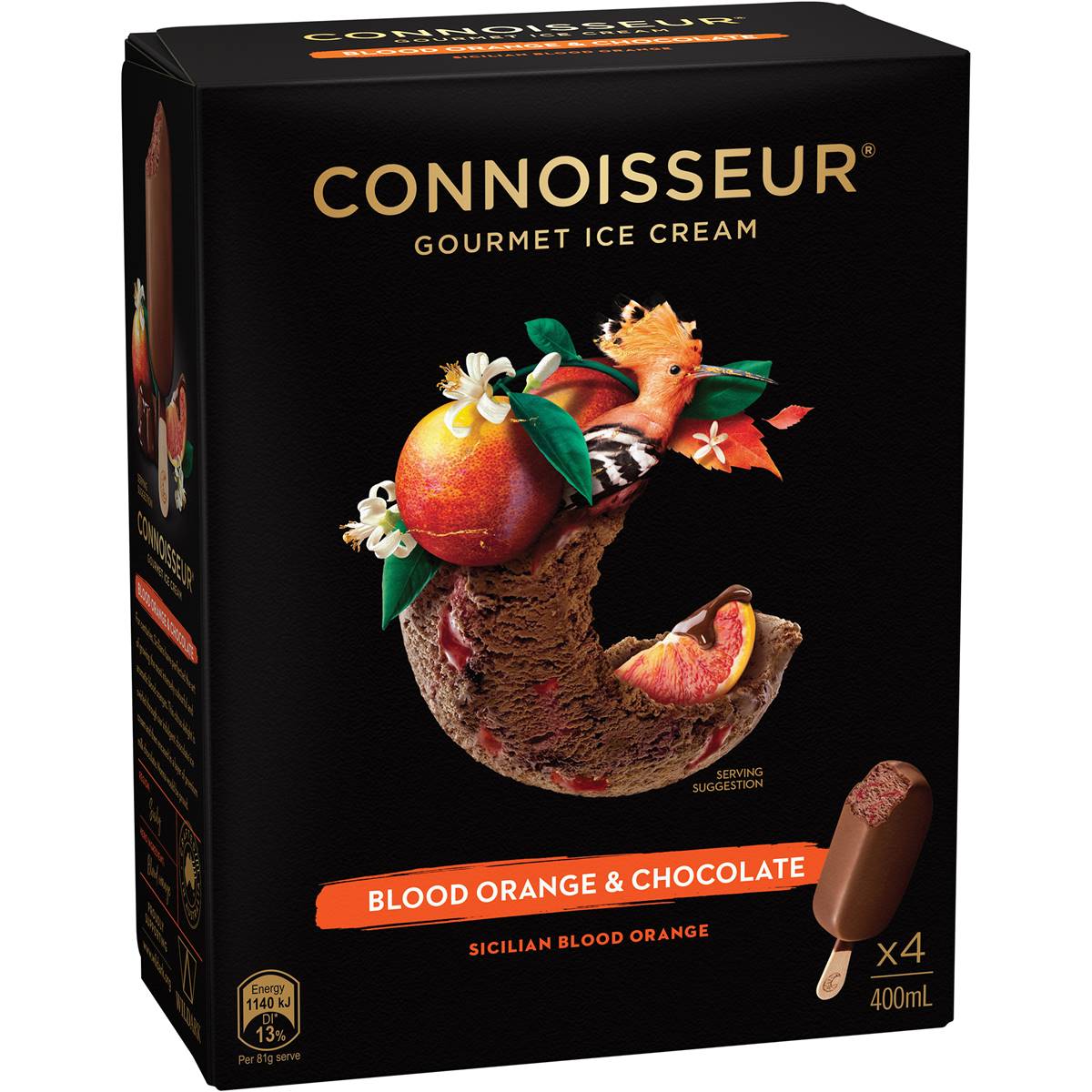 Connoisseur Blood Orange & Chocolate Ice Cream 4 Packs is halal ...