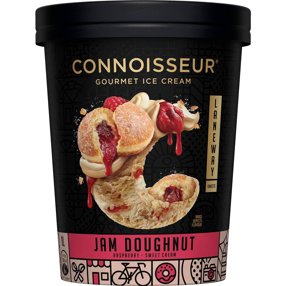 Check Halal status of Connoisseur Jam Doughnut Ice Cream 1l, Install ...