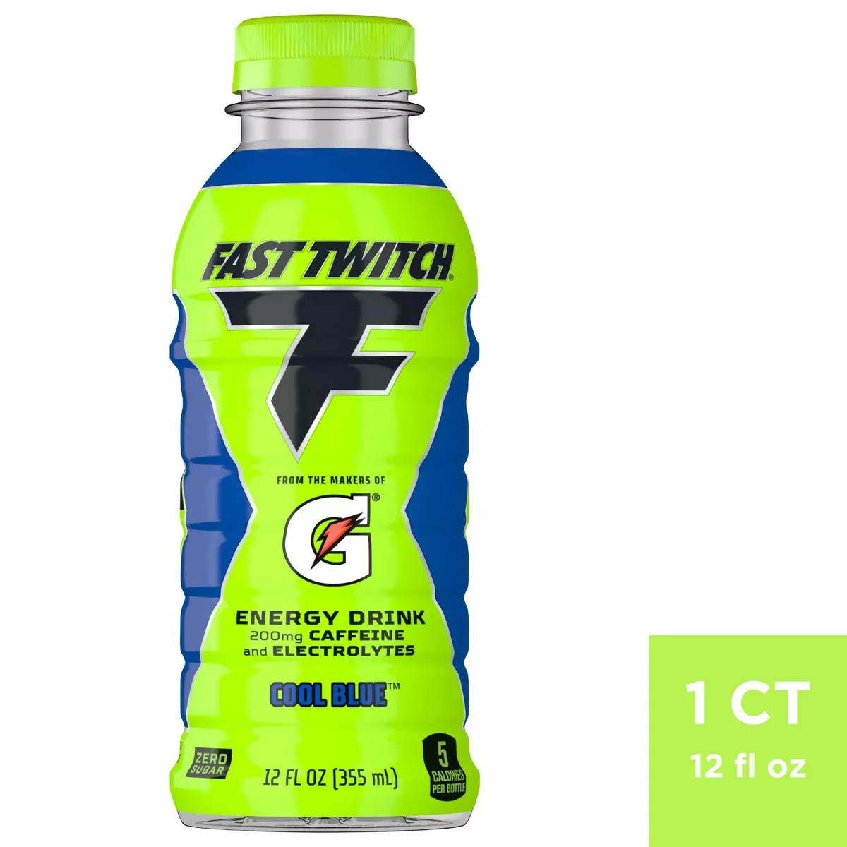 Fast Twitch by Gatorade Cool Blue Energy Drink - 355ml is not Halal ...