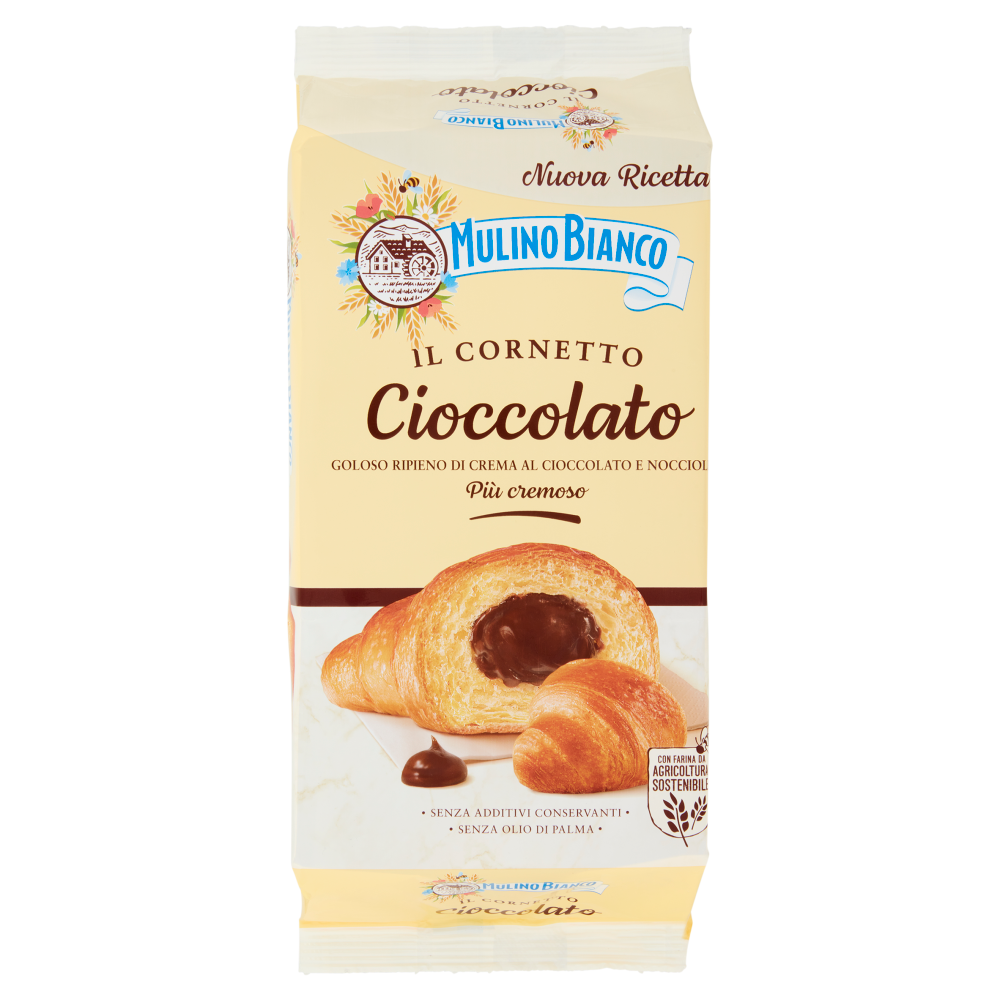 White Mill Mulino Bianco Chocolate Croissants Snack without Additives ...