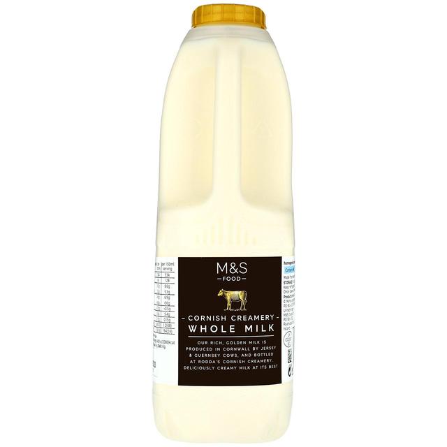 M&S Collection Cornish Creamery Whole Milk 1L is Halal, Install Mustakshif