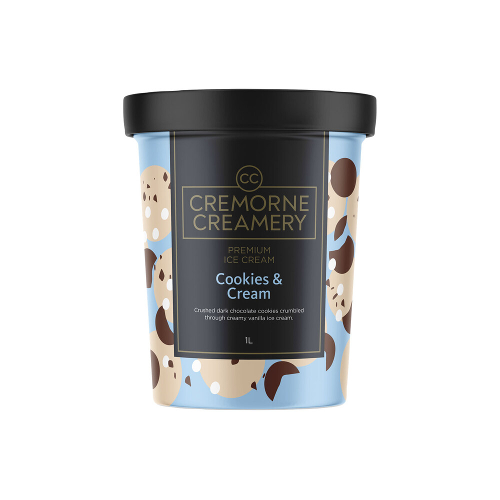 Check Halal status of Cremorne Creamery Cookies & Cream | 1L, Install ...