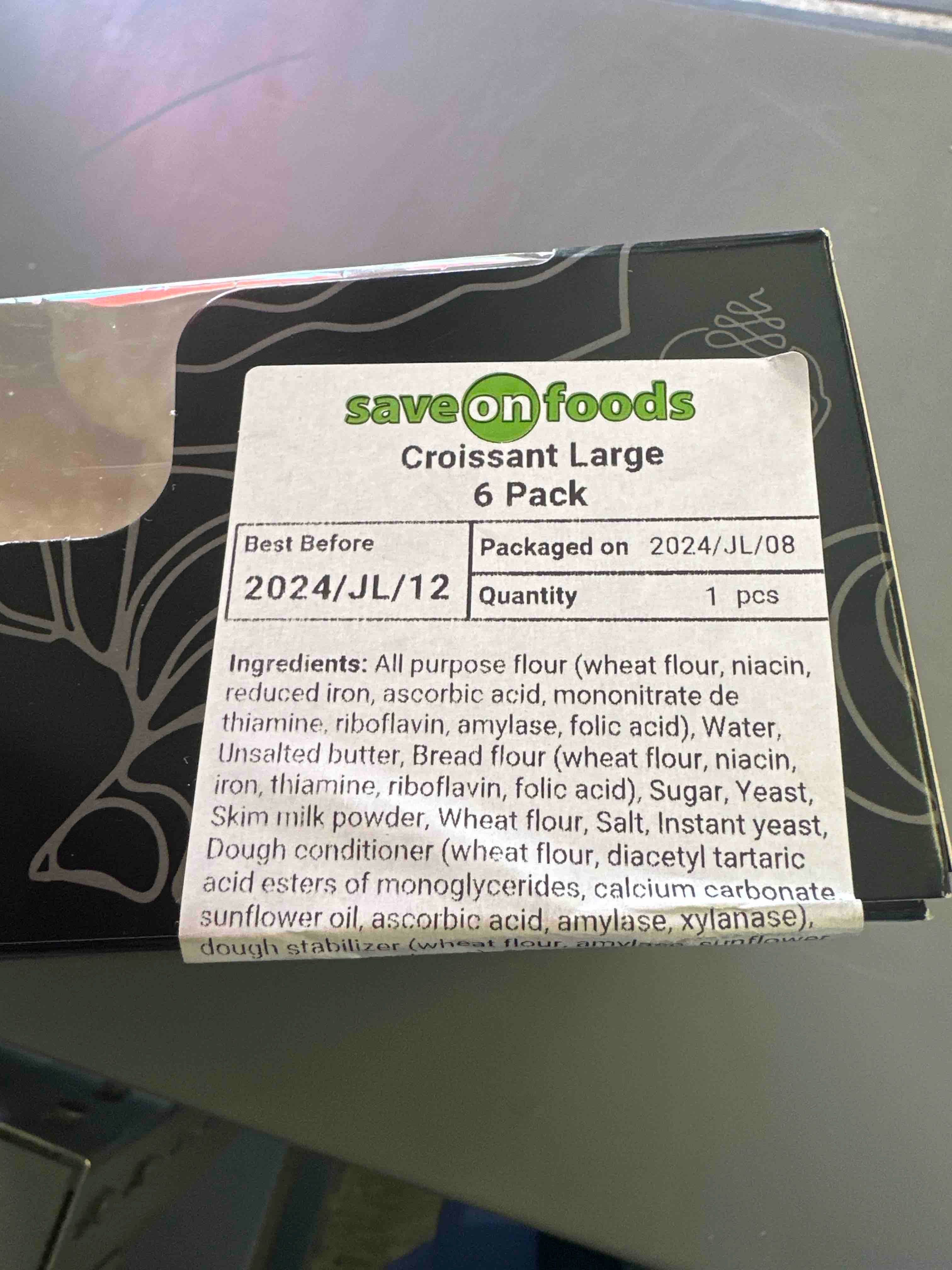 Check Halal status of save on food Bake Shop - Large Croissant 6 Pack ...