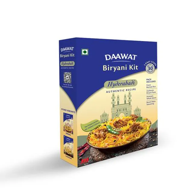 Daawat Biryani Kit Hyderabadi 334g is Halal, Install Mustakshif
