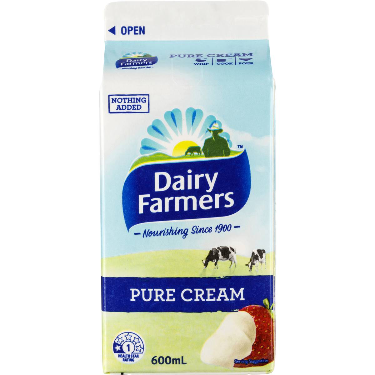 Dairy Farmers Pure Cream 600ml is Halal, Install Mustakshif