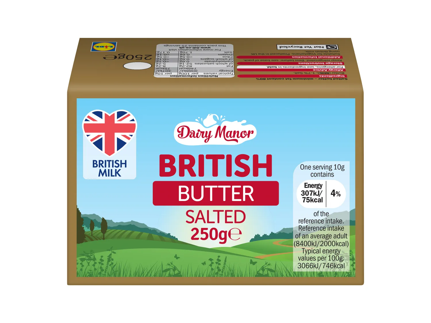 Check Halal status of Dairy Manor British Butter Unsalted 250g, Install ...