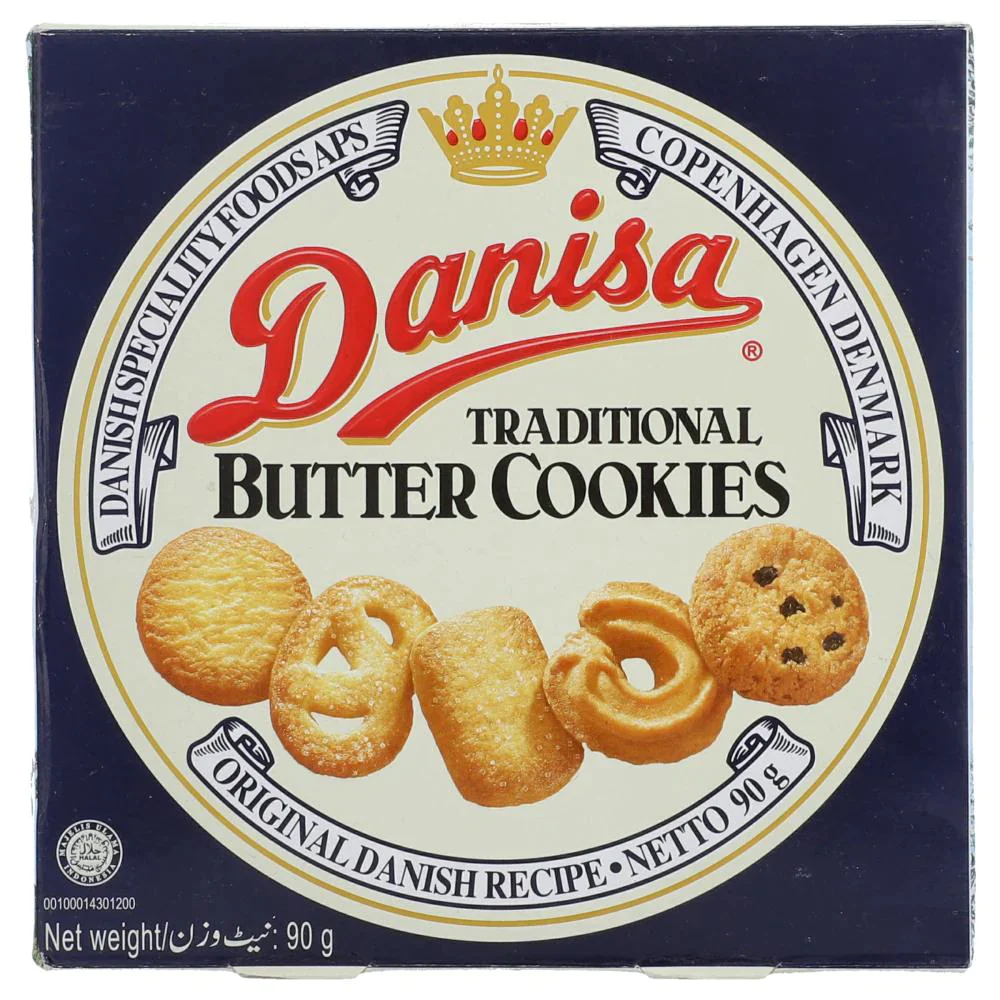 Danisa Traditional Butter Cookies Original 90gm is Halal, Install ...