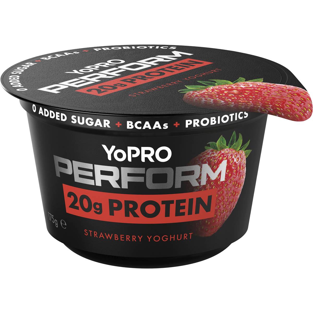 Danone Yopro Perform High Protein Yoghurt No Added Sugar Strawberry ...