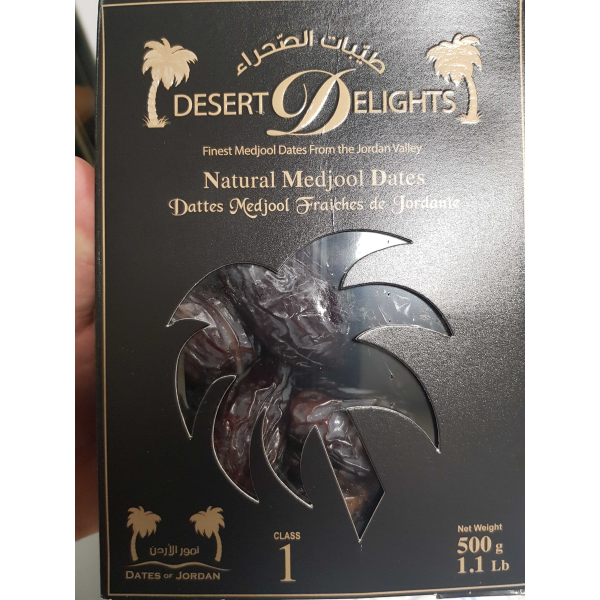 DESERT DELIGHT Desert Delights Dattes Medjoul De Jordanie 500g is Halal ...