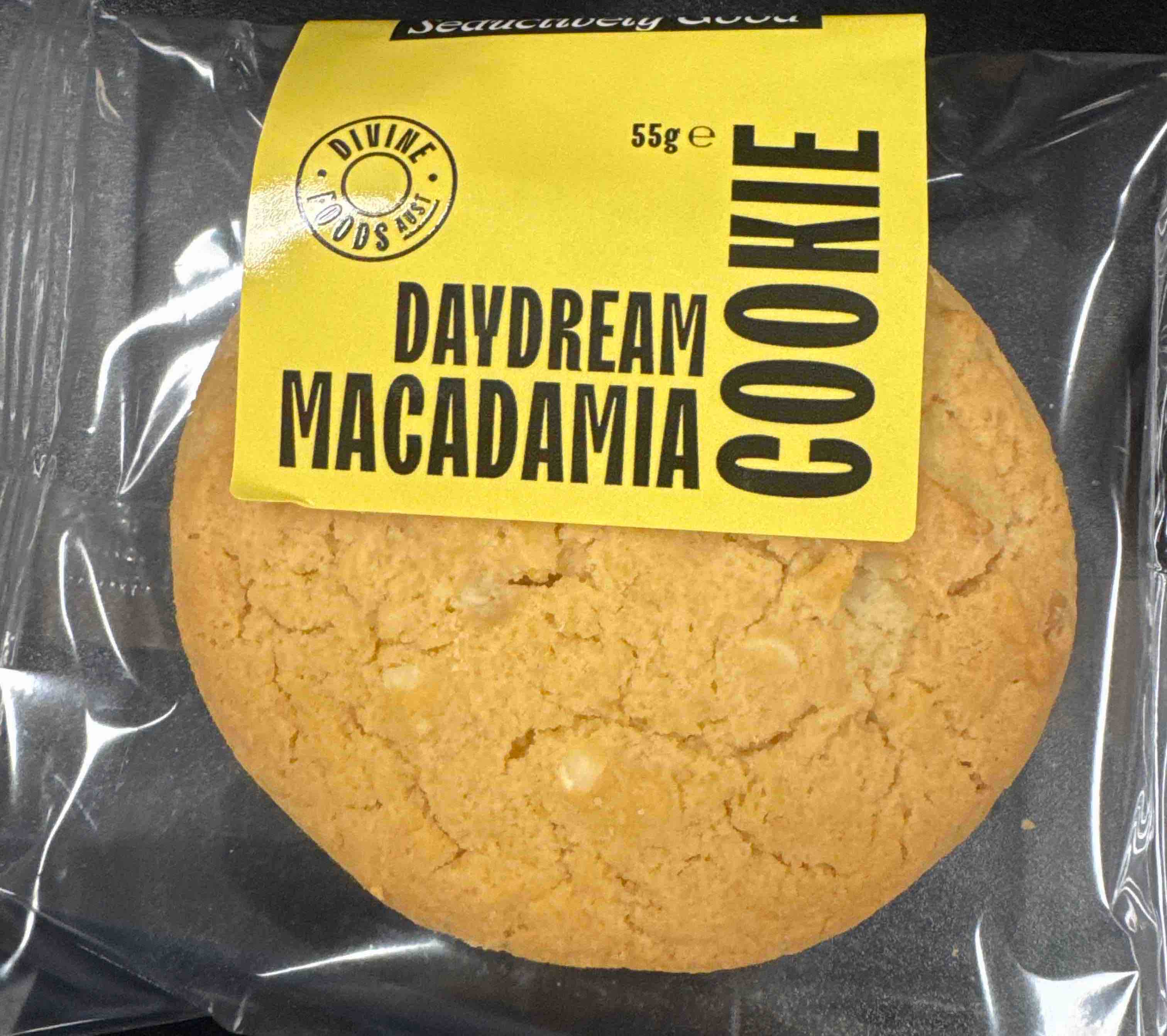 Check Halal status of Divine Foods Daydream Macadamia Cookie 55g ...