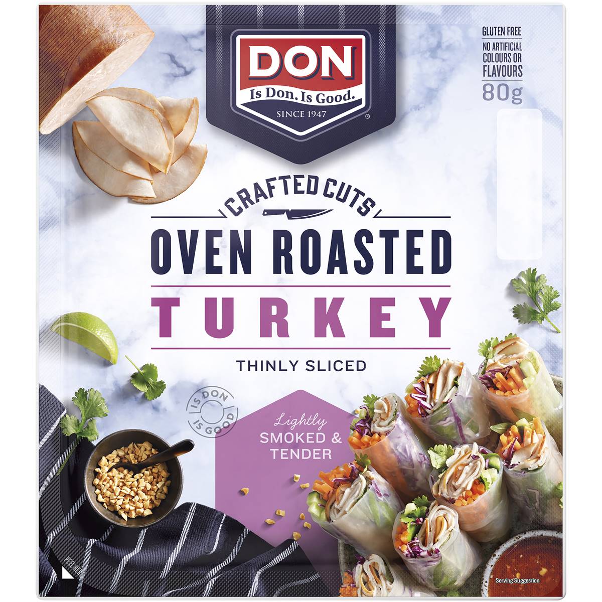 Don Oven Roasted Turkey Thinly Sliced 80g is not Halal, Install Mustakshif