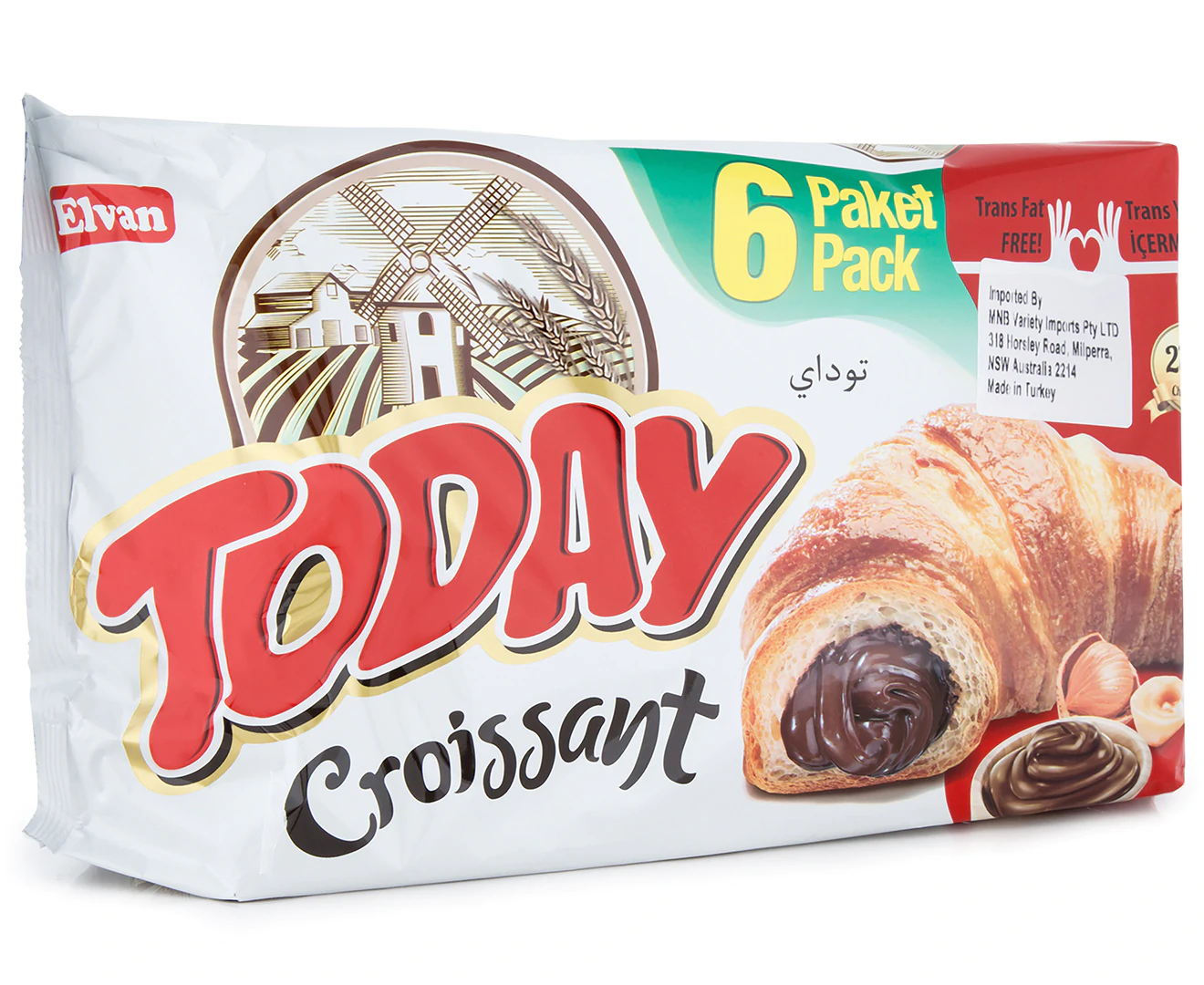 Check Halal status of Elvan Today Chocolate Croissants, Install Mustakshif