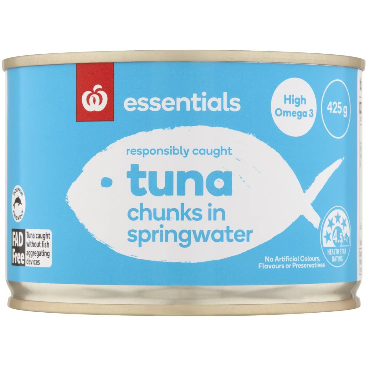 Check Halal status of Essentials Tuna Chunks In Spring Water 425g, Install Mustakshif