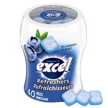 Excel Refreshers, Blueberry Flavoured Sugar Free Chewing Gum is Halal ...