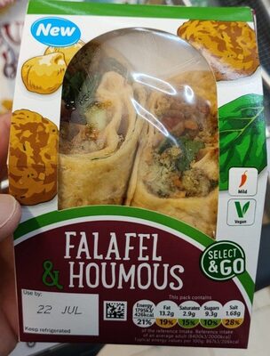 Lidl Select & Go Falafel & Houmous Wrap is Halal, Install Mustakshif