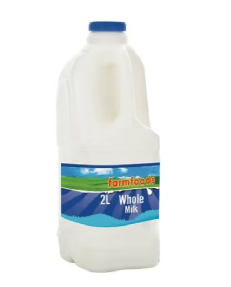Check Halal status of Farmfoods Whole Fresh Milk 2L, Install Mustakshif