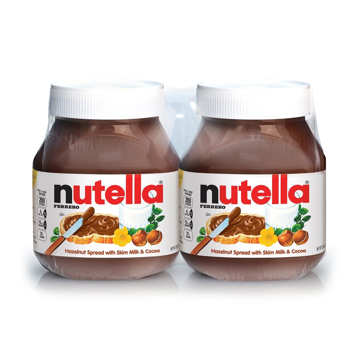 Check Halal, kosher status of Ferrero,Nutella Nutella Twin Pack (26.5 ...