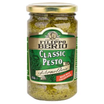 Check Halal status of Filippo Berio Classic Pesto 350g, Install Mustakshif