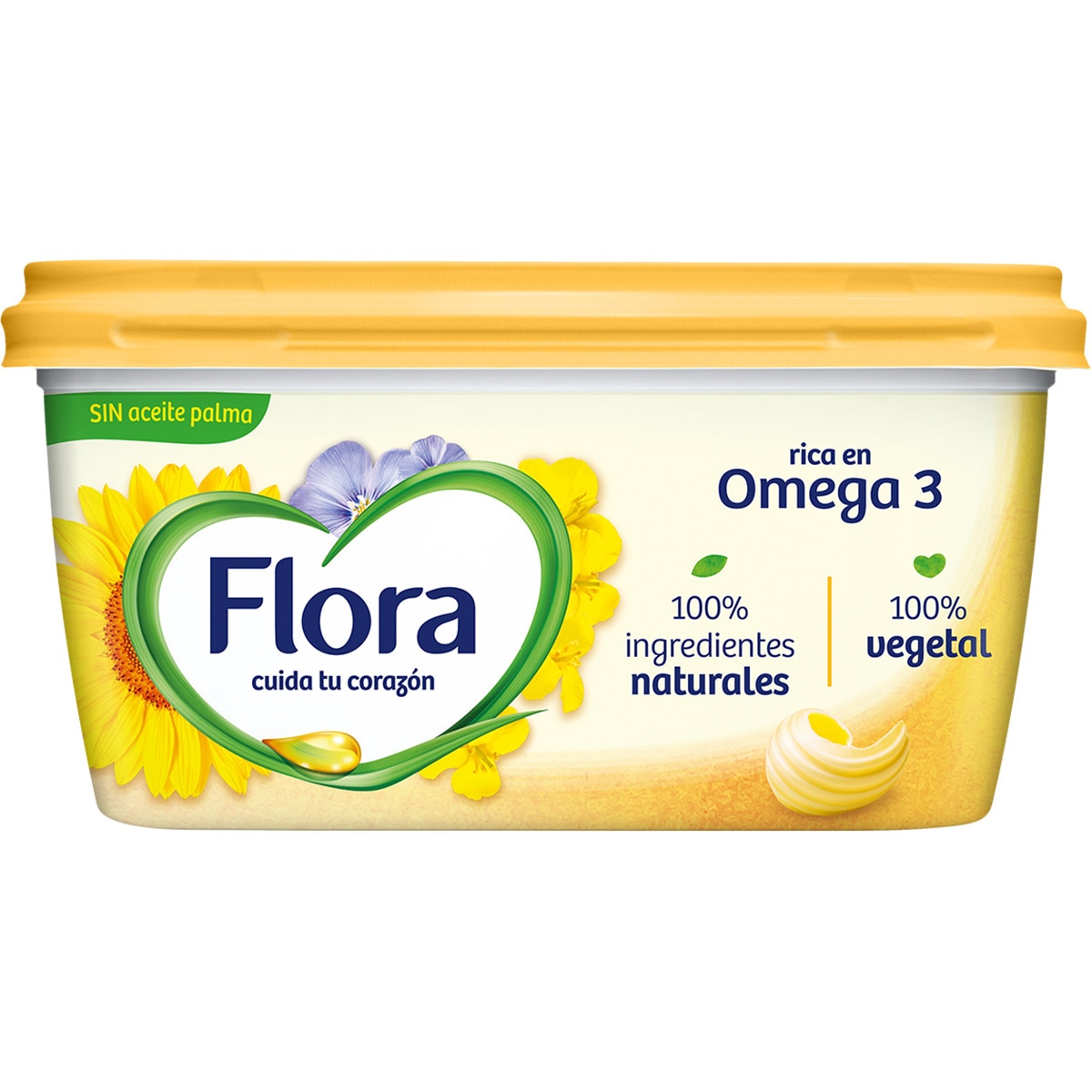 FLORA Omega 3 rich margarine without palm oil 400 g tub is Halal ...