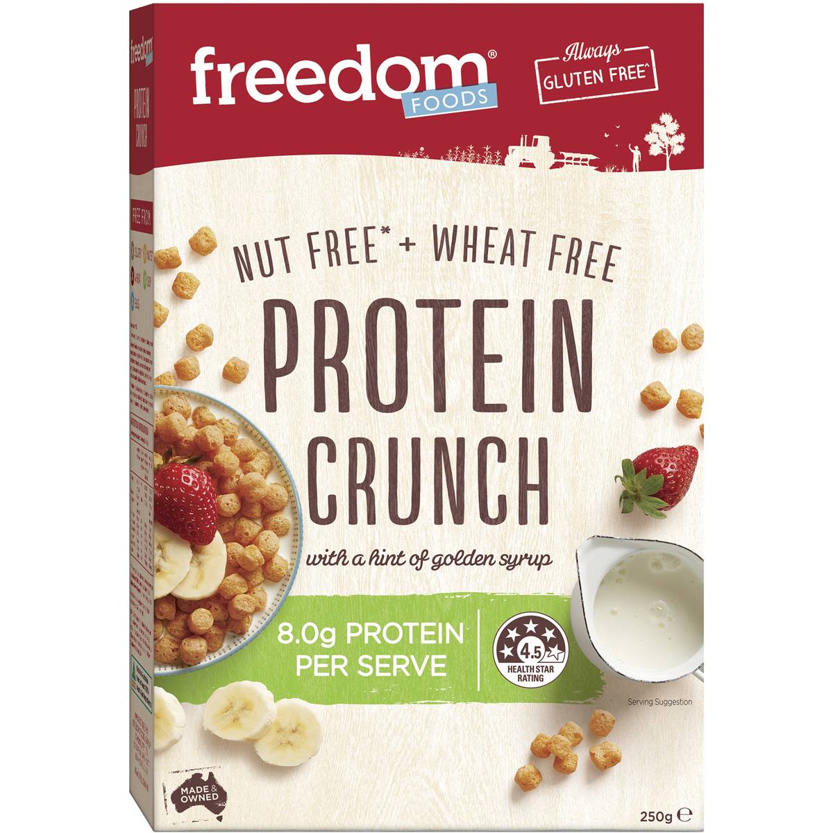 Freedom Foods Protein Crunch 250g is not Halal, Install Mustakshif
