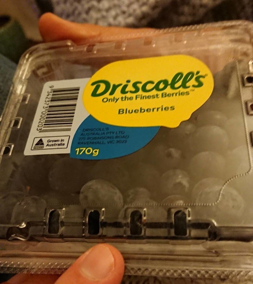 Fresh Blueberries Punnet 170g is Halal, Install Mustakshif