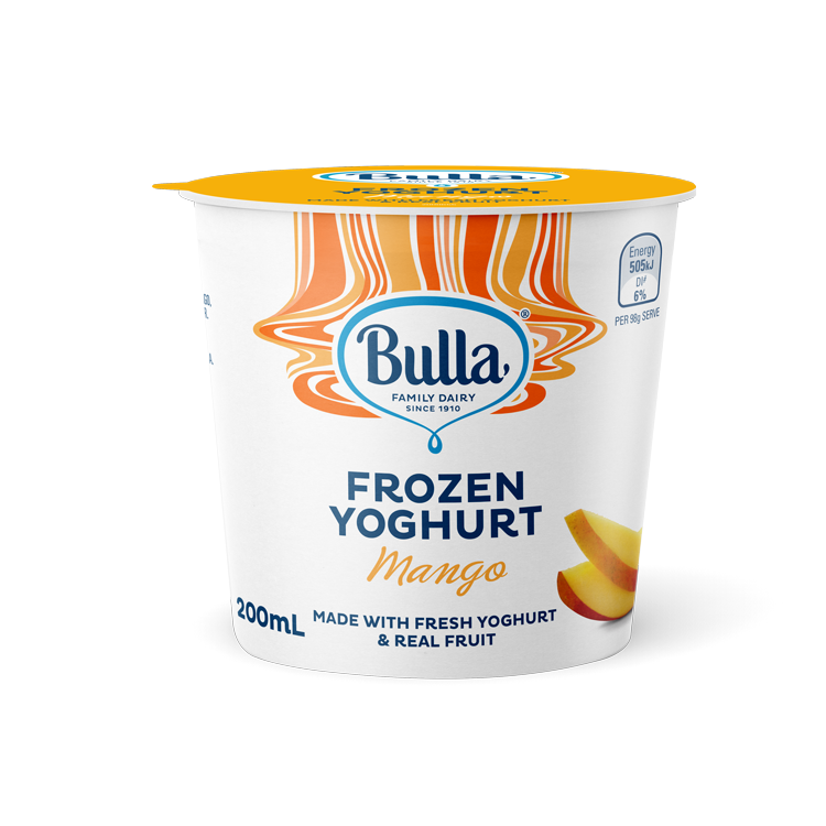 Bulla Frozen Yoghurt Cup Mango 200mL is not Halal, Install Mustakshif