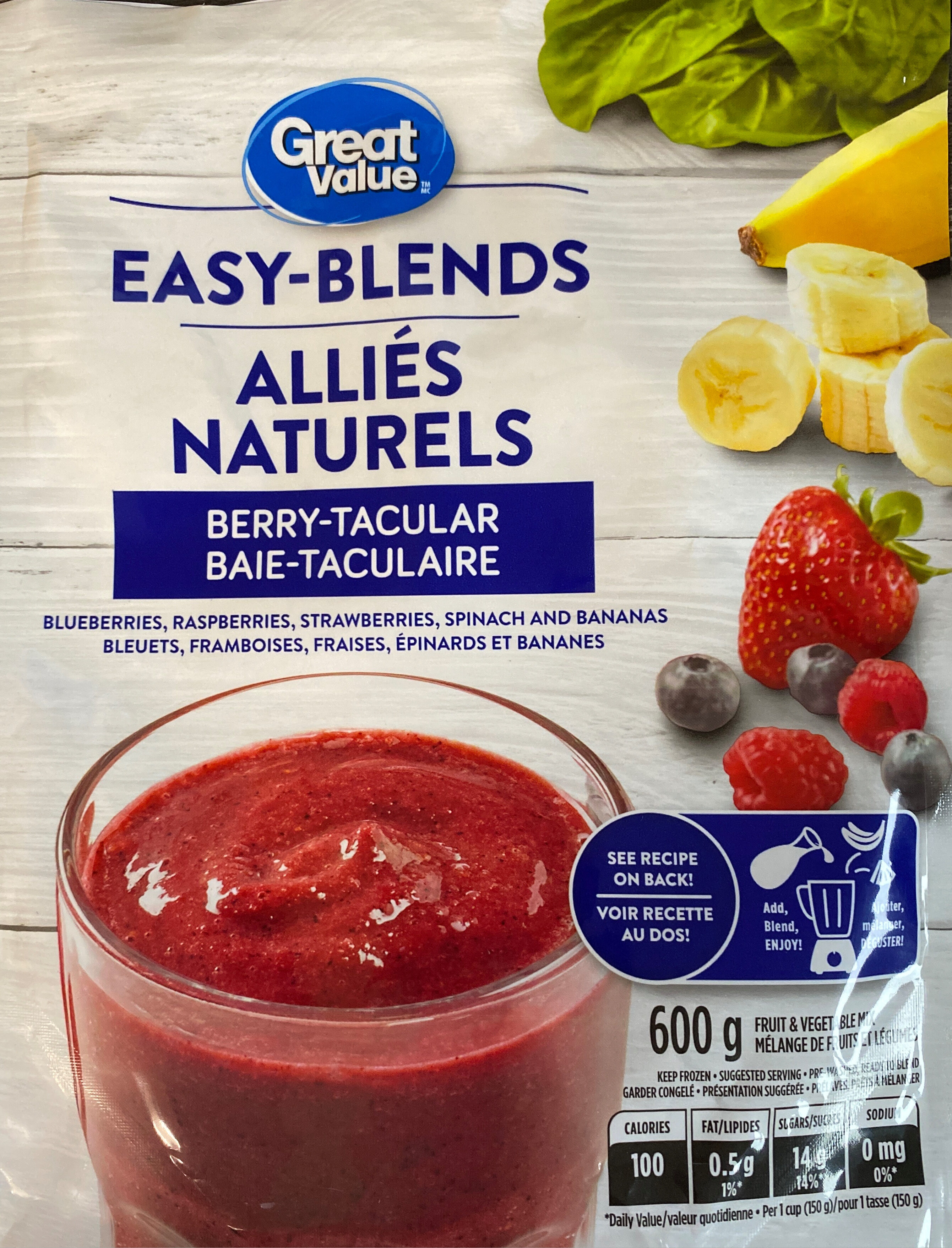 Check Halal status of Great Value – Fruit & Vegetable Mix Easy-Blends ...