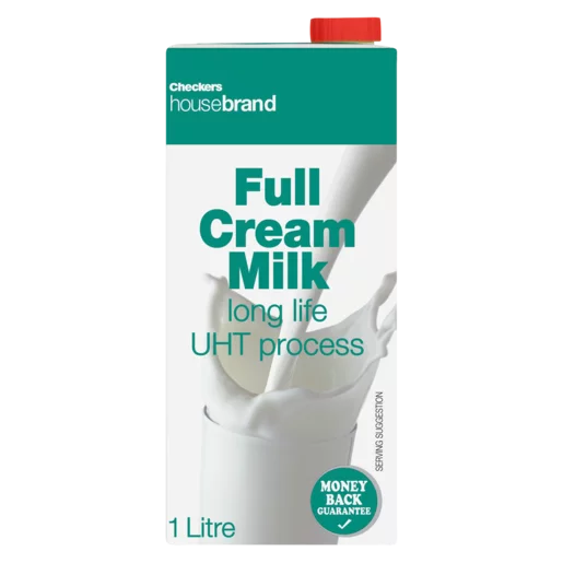 Checkers Housebrand UHT Full Cream Milk 1L is Halal, Install Mustakshif