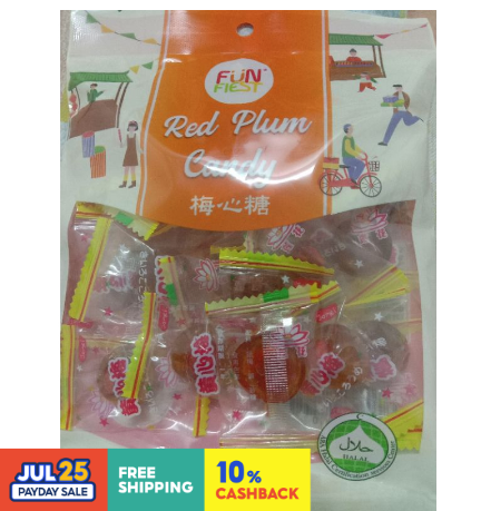 Fun FIEST Red Plum Candy is Halal, Install Mustakshif