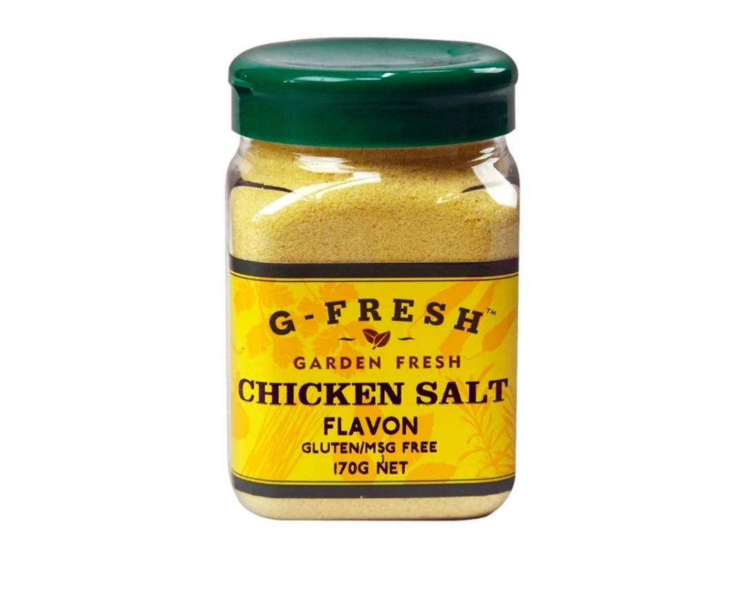 G-Fresh Chicken Salt (Flavon), 170 g is not Halal, Install Mustakshif