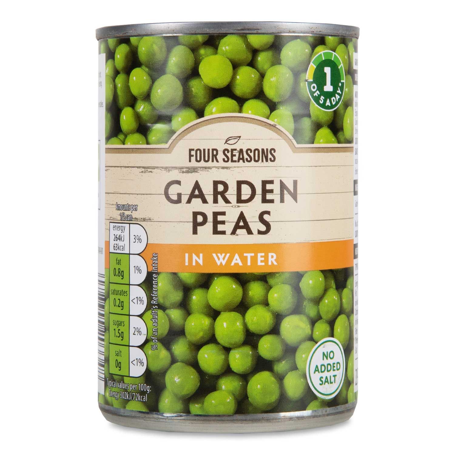 Four Seasons Garden Peas 290g is Halal, Install Mustakshif