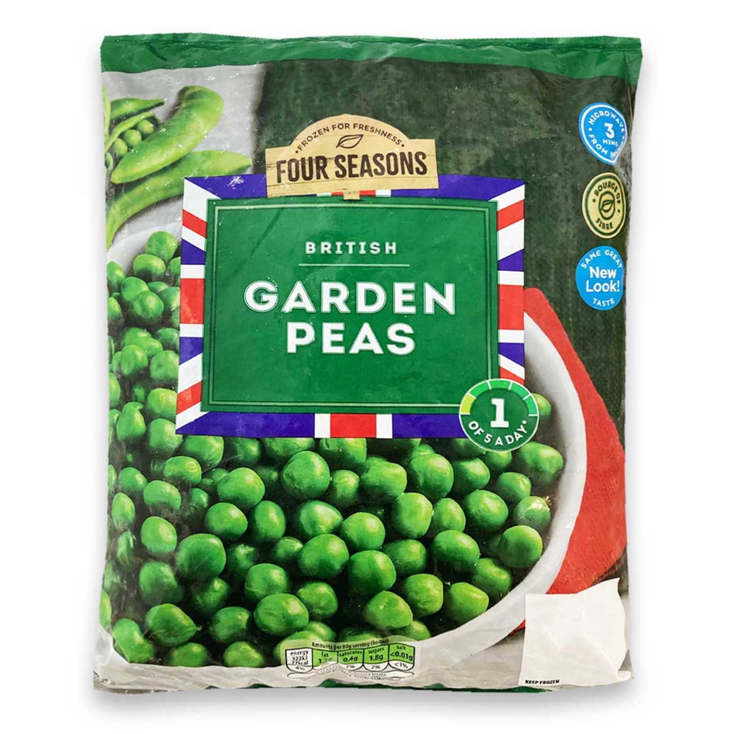 Four Seasons Frozen British Garden Peas 900g is Halal, Install Mustakshif
