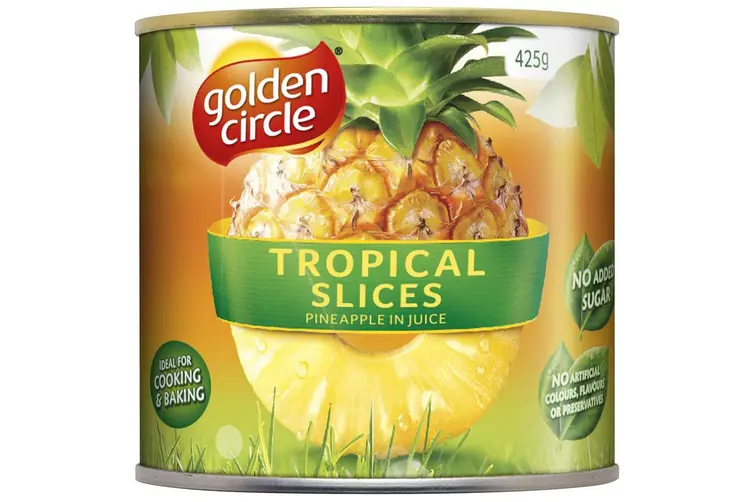 Golden Circle Tropical Slices Pineapple In Juice 425G is Halal, Install ...