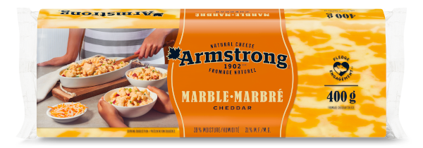 Great Value Armstrong ARMSTRONG MARBLE CHEDDAR CHEESE BLOCK 400G is ...