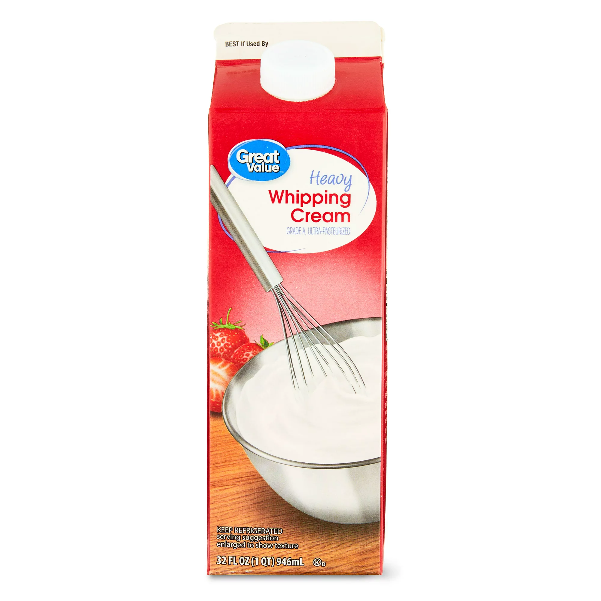Check Halal status of Great value Great Value Heavy Whipping Cream, 32 ...