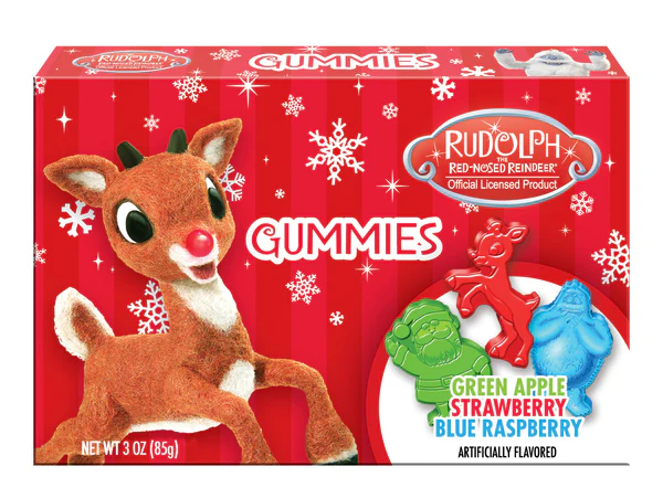 Rudolph The Red-Nose Reindeer Gummies Theater Box 85g is not Halal ...
