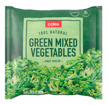Coles Frozen Green Mixed Vegetables | 1kg is halal suitable | Halal Check
