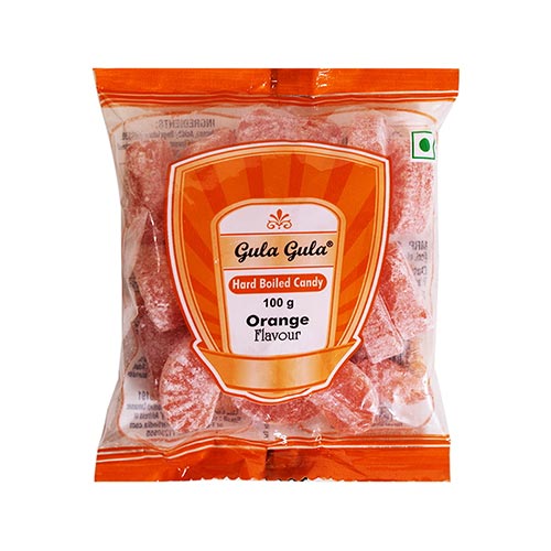 Gula Gula Orange Flavour Candy 100g is Halal, Install Mustakshif