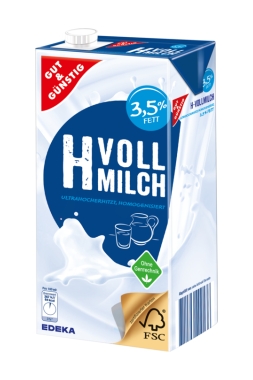 Gut & Günstig, Edeka Gut&Günstig UHT MILK 3.5% 1L is halal suitable ...