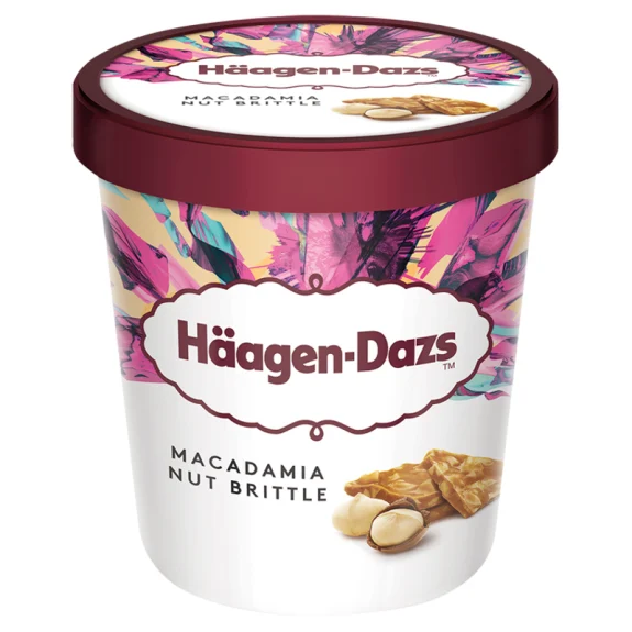 HAAGEN-DAZS Vanilla ice cream with pieces of macadamia nuts is halal ...