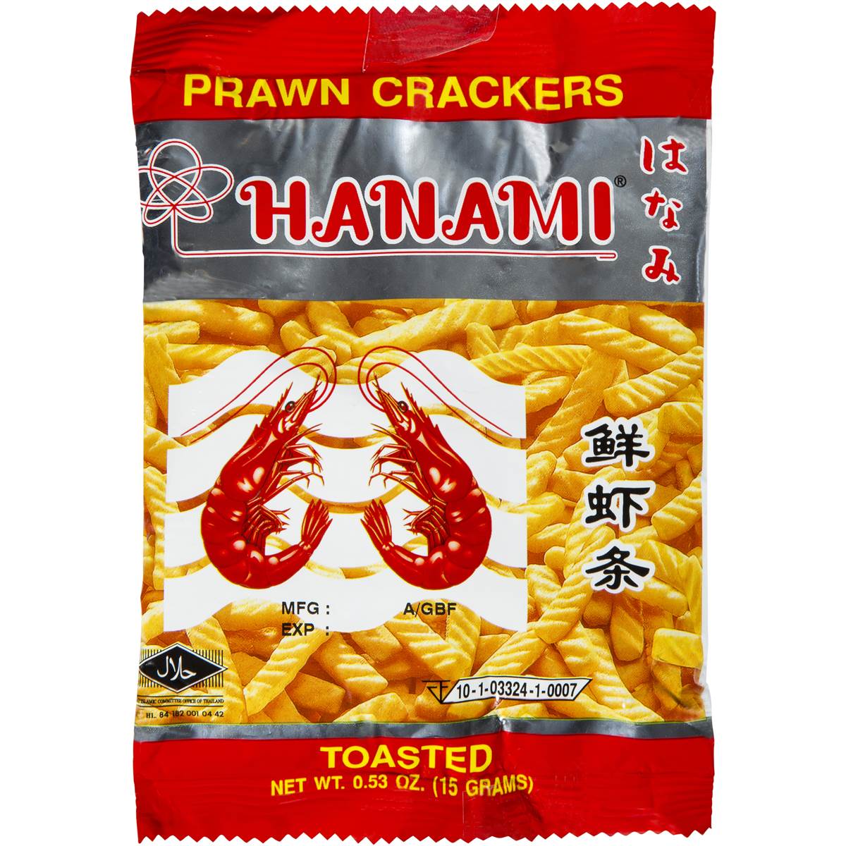 Hanami prawn cracker 100g is not Halal, Install Mustakshif