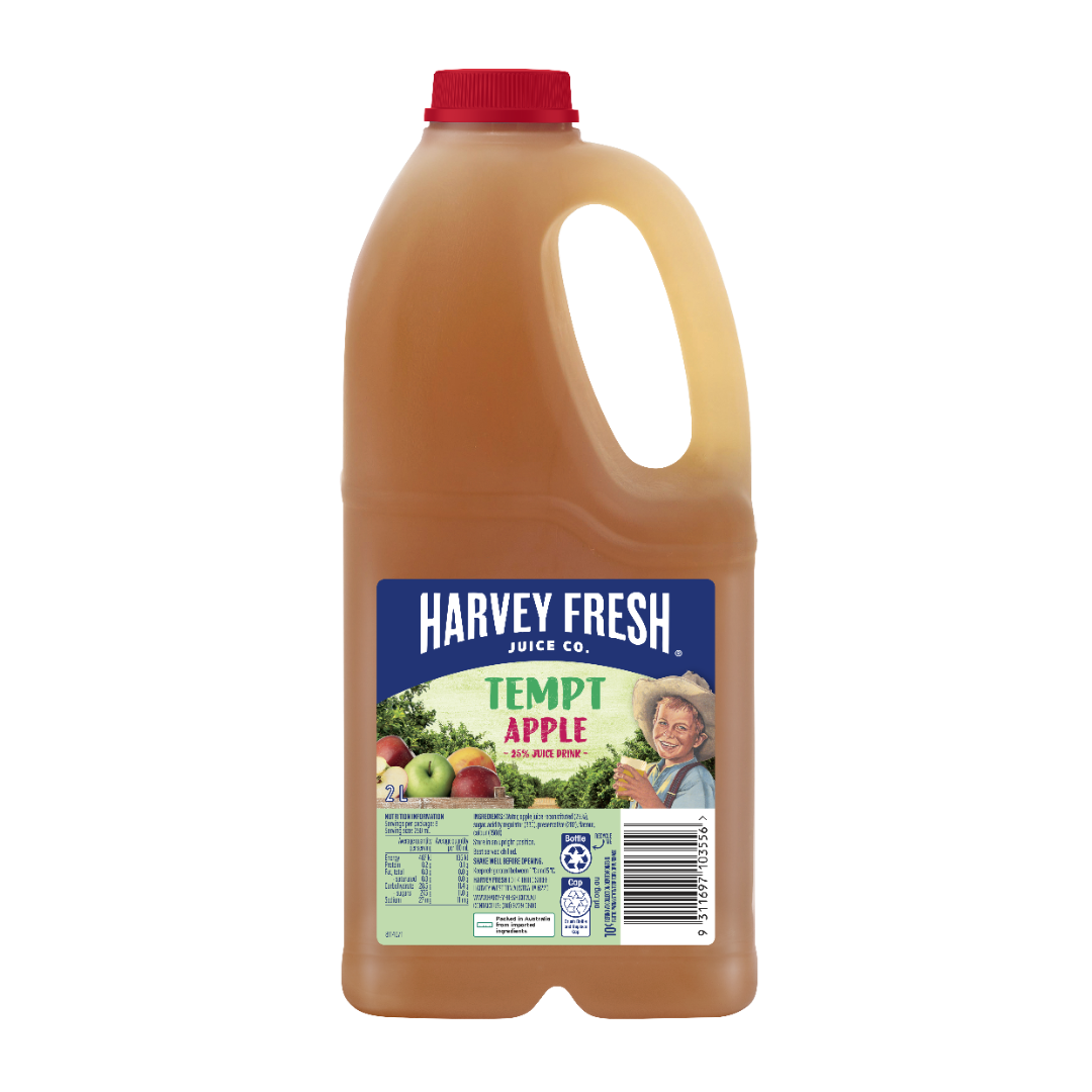 Check Halal status of HARVEY FRESH TEMPT APPLE FRUIT DRINK - 2L ...