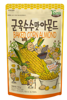 Hbaf Baked Corn Almond 190g is Halal, Install Mustakshif