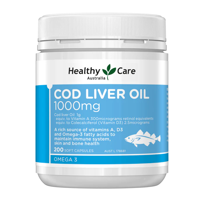 Healthy Care Cod Liver Oil 1000mg 200 Softgel Capsules is not Halal ...