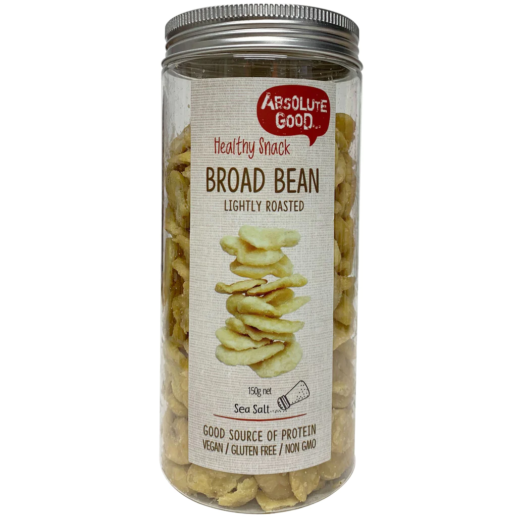 healthysnack Absolute Good - Broad Beans - Lightly Roasted Sea Salt is ...