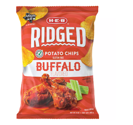 H‑E‑B Ridged Potato Chips - Buffalo Flavored 9 oz is not Halal, Install ...