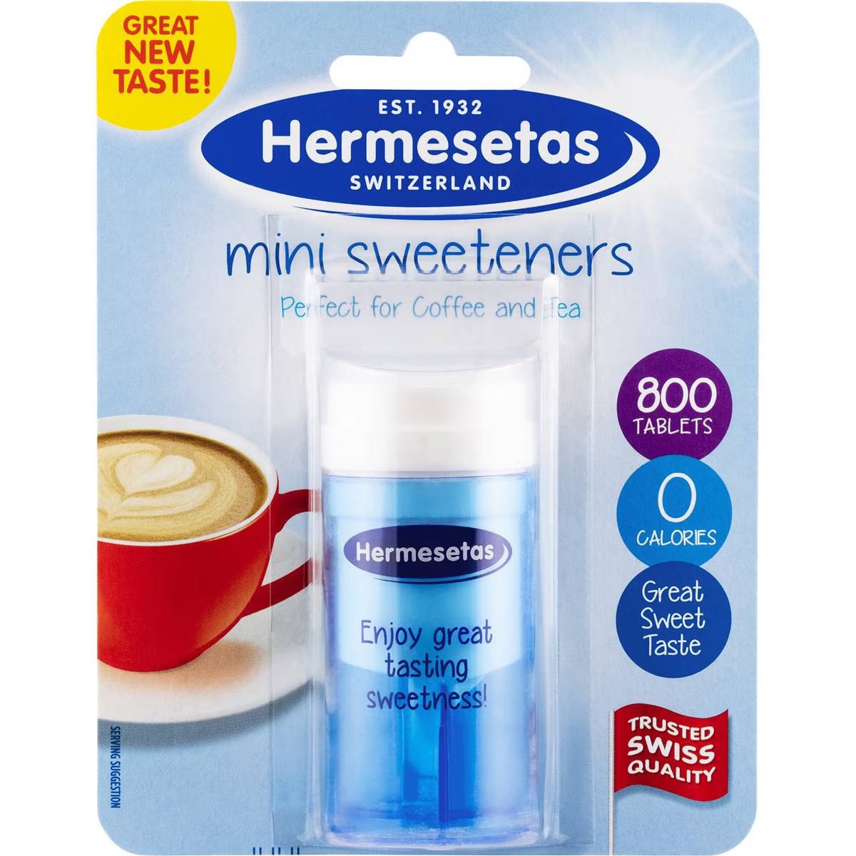 Hermesetas Mini Sweetener Tablets 800 Pack is Halal, Install Mustakshif
