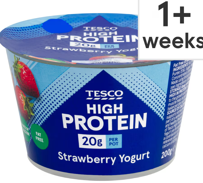 Tesco High Protein Strawberry Yogurt 200g is Halal, Install Mustakshif