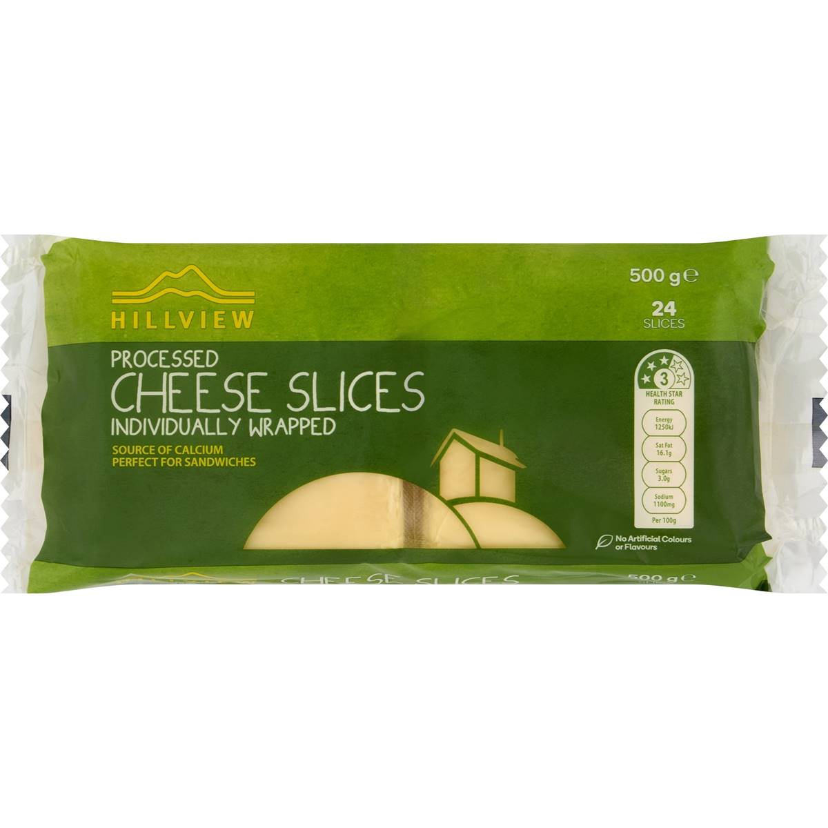 Check Halal status of Hillview, Hillview Cheese Slices Full Fat 500g ...