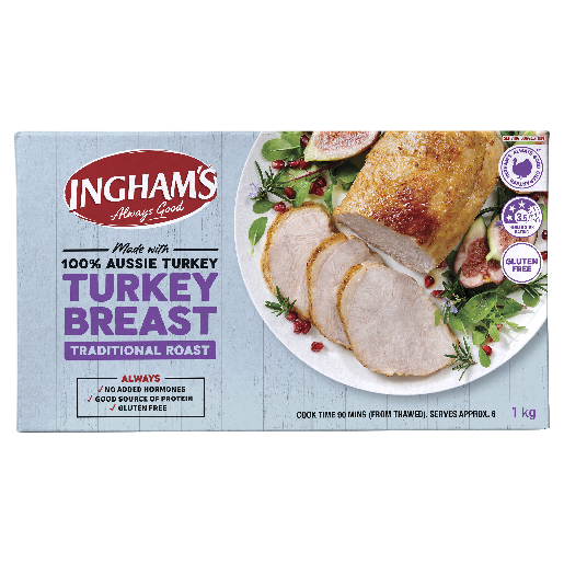 Check Halal status of Ingham Turkey Breast Roast Traditional 1kg ...
